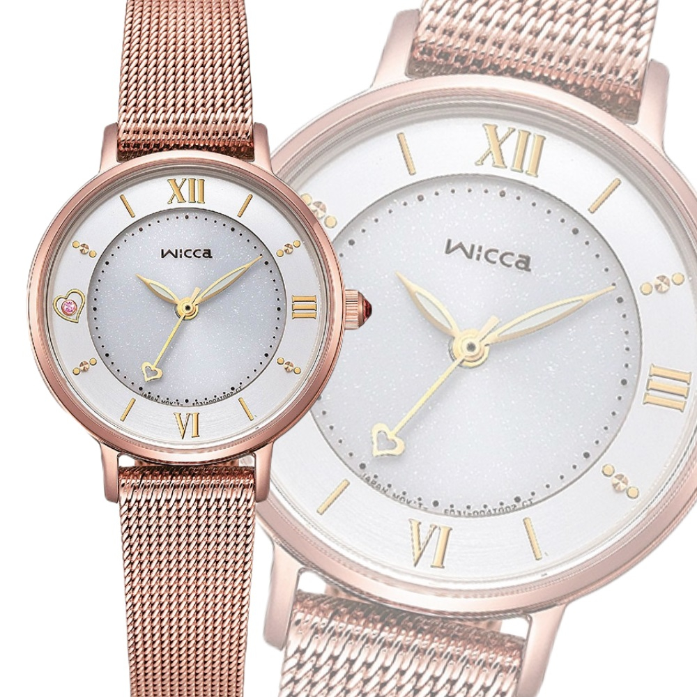 聊聊甜甜價｜CITIZEN星辰 Wicca 太陽能 台灣限定米蘭帶腕錶 28mm KP3-465-21 | 蝦皮購物