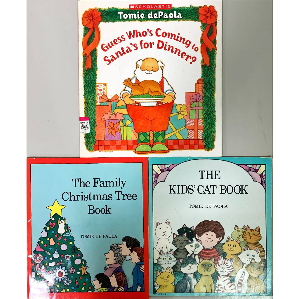 【本週二手系列書】知名作家Tomie dePaola#12:3 books Collection(-_K04L-) | 蝦皮購物