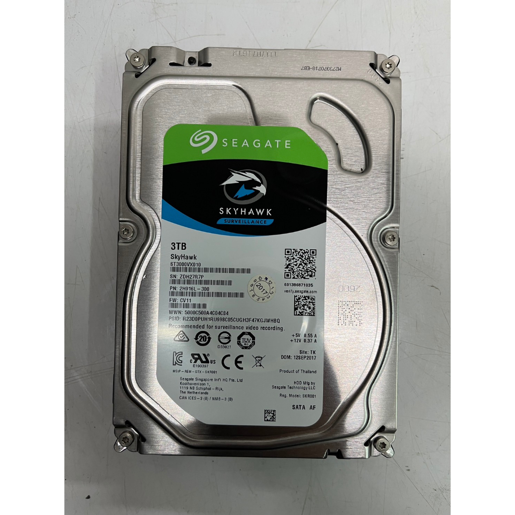 【蝦米電腦】二手 Seagate 監控鷹 ST3000VX010 3TB 5900轉 監控硬碟 3.5吋 | 蝦皮購物