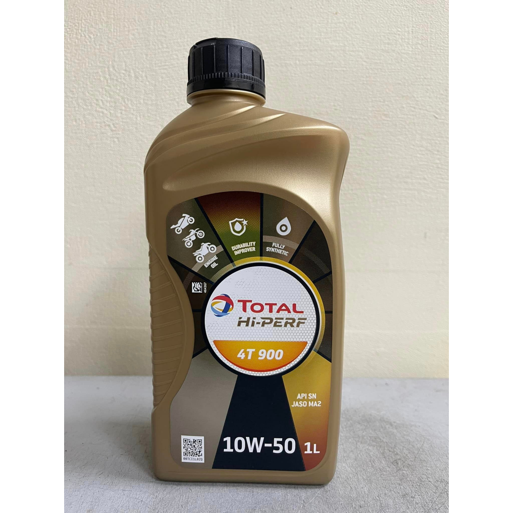 道達爾 TOTAL HI-PERF 4T 10W50 10w-50 ma2 sn 速克達 重機 擋車皆適用 全合成 小皮 | 蝦皮購物