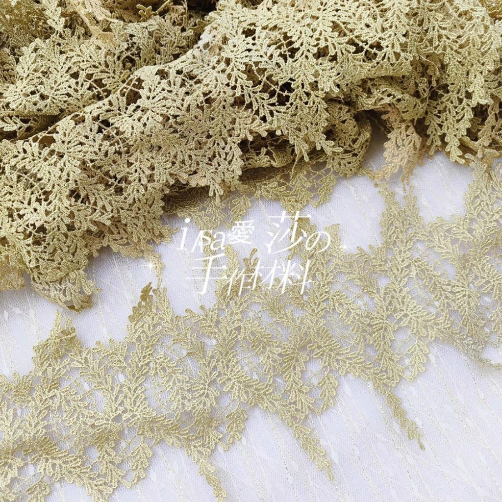 《iAsa愛莎の》手作材料 藍色金色水溶花朵小葉子水溶花片花邊diy婚紗服裝花貼裝飾配件 | 蝦皮購物