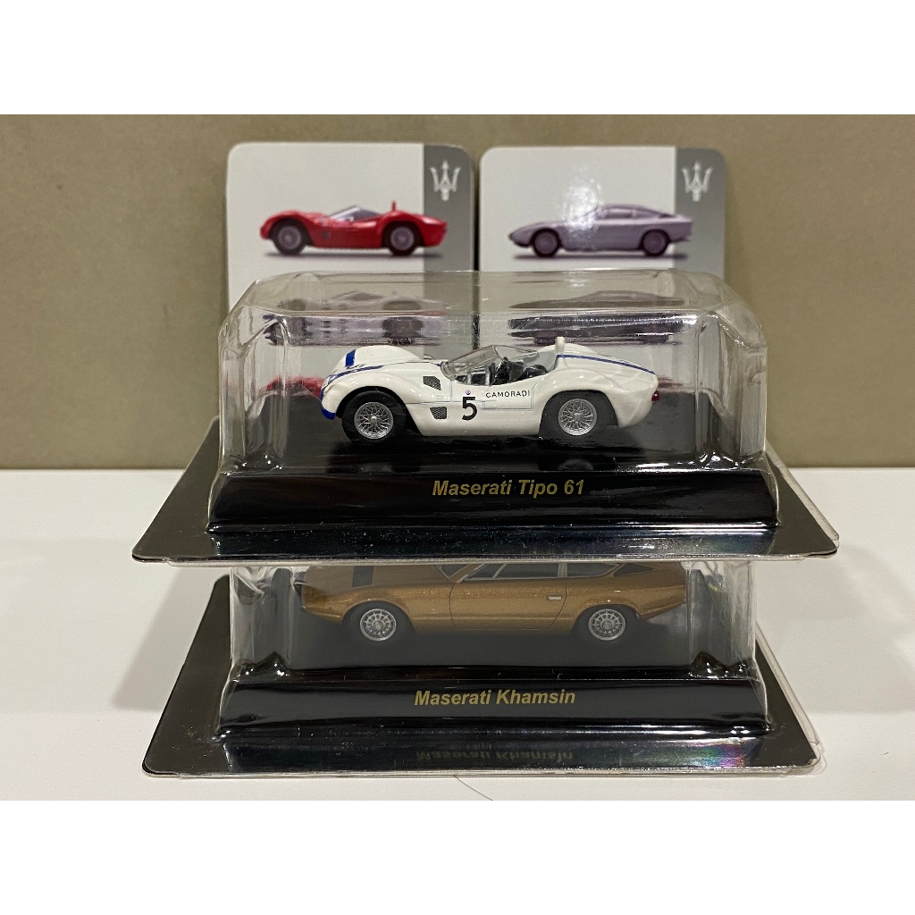 Kyosho 1/64 Maserati Tipo 61 + Khamsin 兩台合售 絕版 稀有 | 蝦皮購物