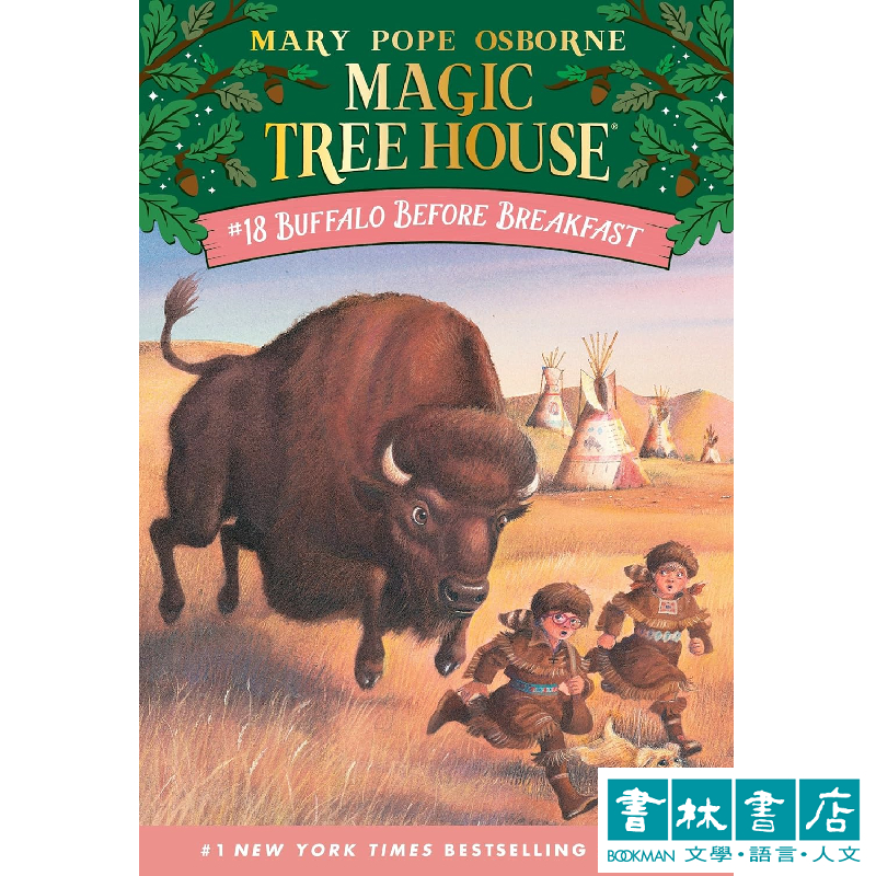 Magic Tree House #18: Buffalo Before Breakfast 神奇樹屋【草原主題】 | 蝦皮購物
