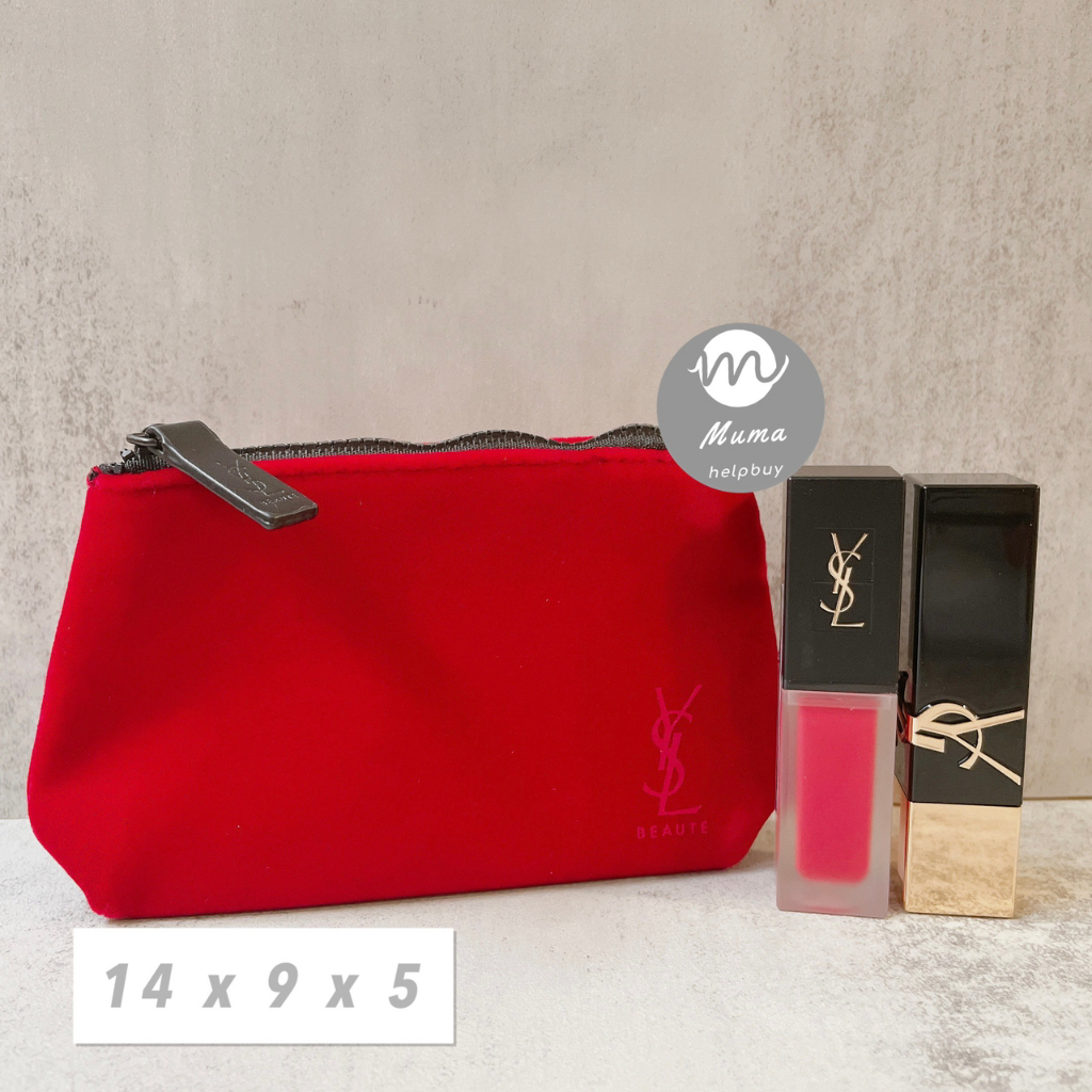 沐媽☀️正品開發票 YSL 化妝包 彩妝包 刷具包 萬用包 收納包 手拿包 過夜包 化妝袋 收納袋 束口袋 | 蝦皮購物