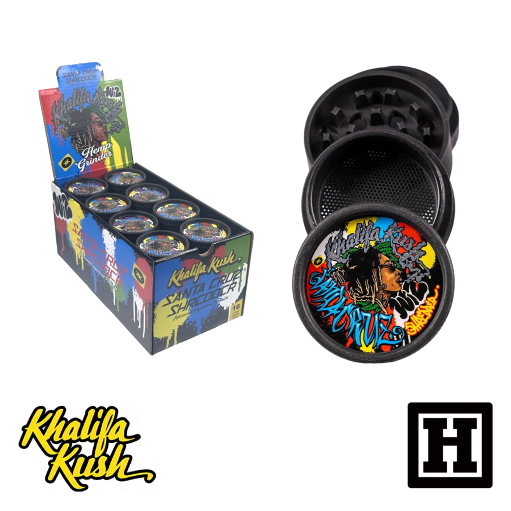 [H Market] 美國原裝 Santa Cruz x Khalifa Kush 聯名版 環保研磨器 Grinder | 蝦皮購物