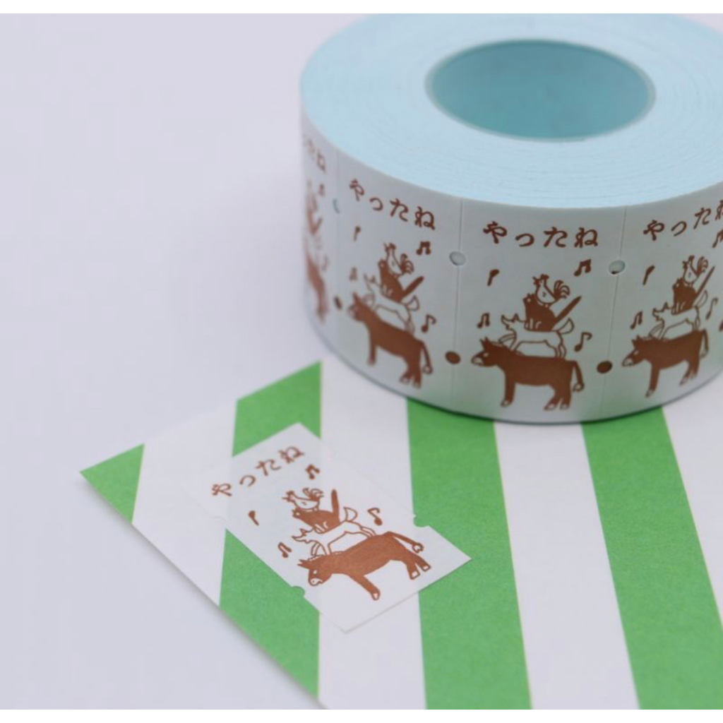 【午後文房具】36 Sublo日本全新標籤機貼紙 弱黏性 ブレーメンの音楽隊 ラベラーシール 手帳好朋友 | 蝦皮購物