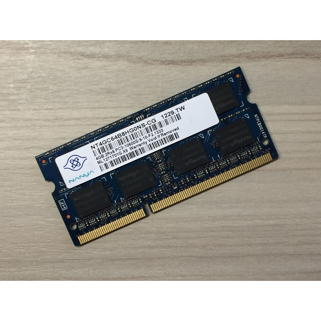 ⭐️【南亞科技 Nanya 4GB DDR3 1333】⭐ 雙面/筆電專用/筆記型記憶體/保固3個月 | 蝦皮購物