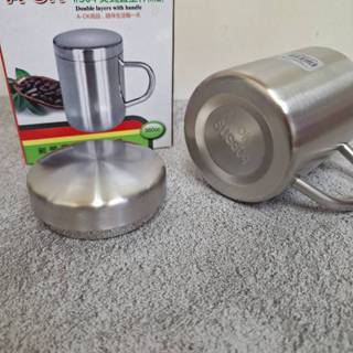 AOK304不鏽鋼雙層隔熱美式咖啡杯 隔熱杯 咖啡杯(附蓋) | 蝦皮購物