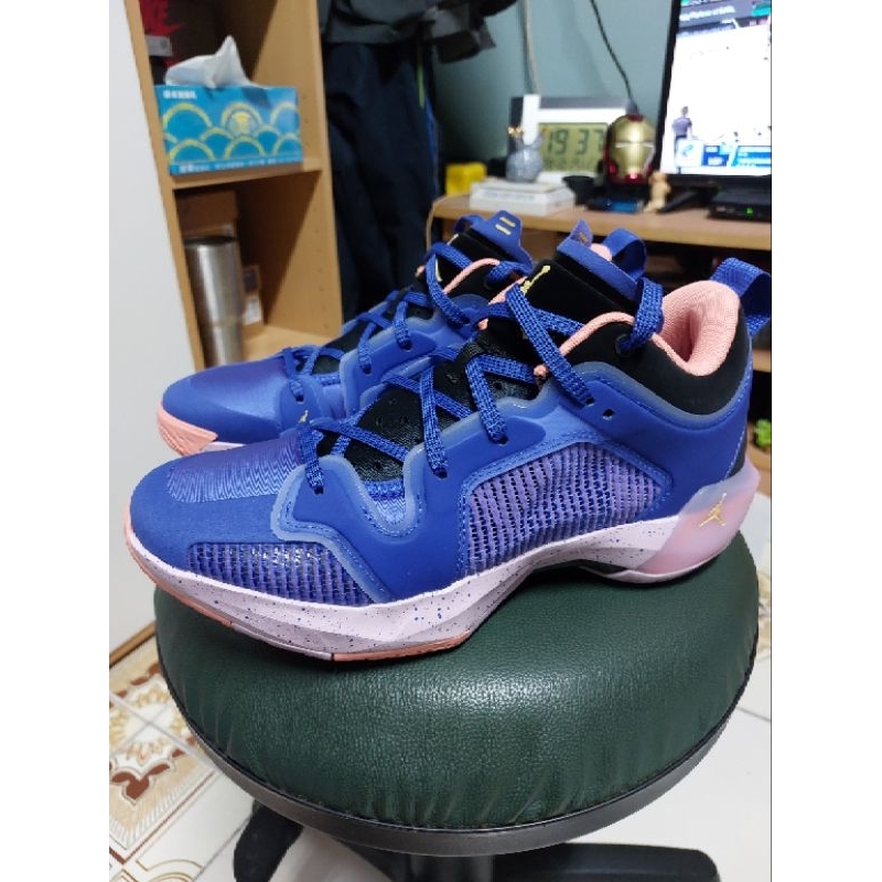 Air Jordan XXXVII Low PF DQ4123-400 藍色 AJ37 實戰 籃球鞋 男9號 | 蝦皮購物