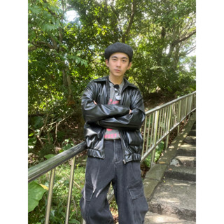 【4Ds - studio 】CITYBOY 大口袋經典皮外套 | 蝦皮購物