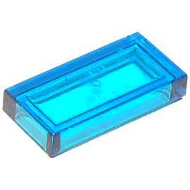 Lego 樂高 透明深藍色 平滑磚 平滑平板 1x2 Trans-Dark Blue Tile 3069b | 蝦皮購物