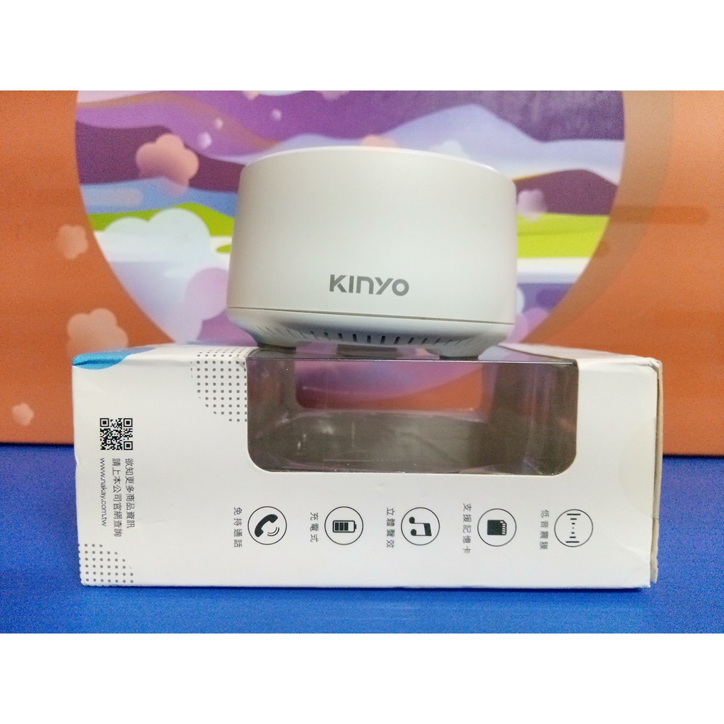 《酷愛夾》KINYO BTS-720 藍芽讀卡喇叭 攜帶方便 馬卡龍色系 新品 功能檢測正常 | 蝦皮購物