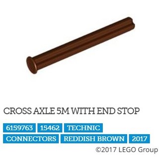 15462 6159763 深棕色 5m 平面 底檔 十字軸 科技Technic [正版LEGO 樂高類] | 蝦皮購物