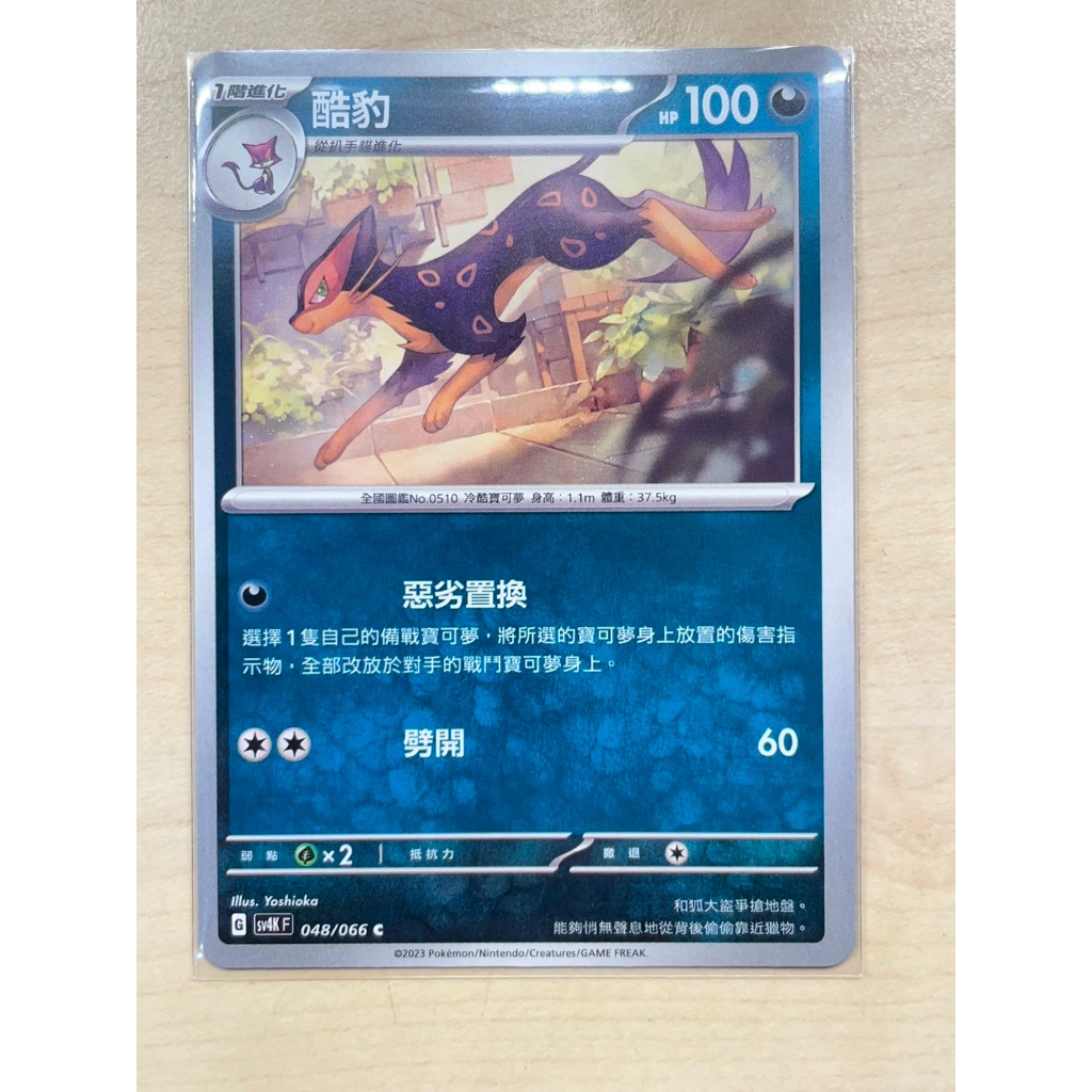 【PTCG】寶可夢 中文版 酷豹 048/066 古代咆哮 普卡 | 蝦皮購物