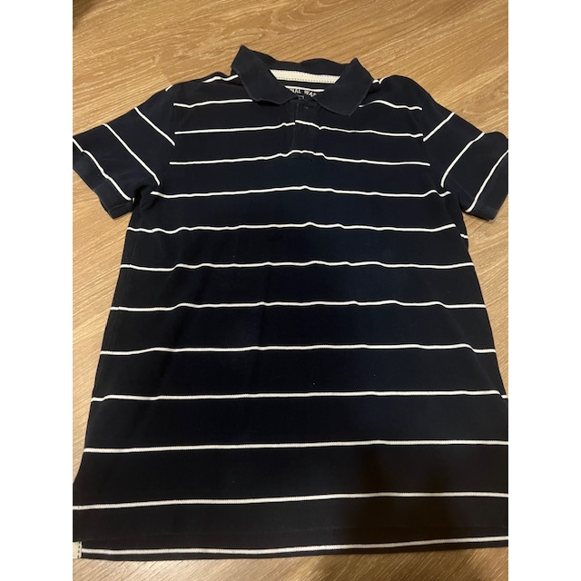 全新Lativ男士短袖深藍條紋polo衫XL號 | 蝦皮購物