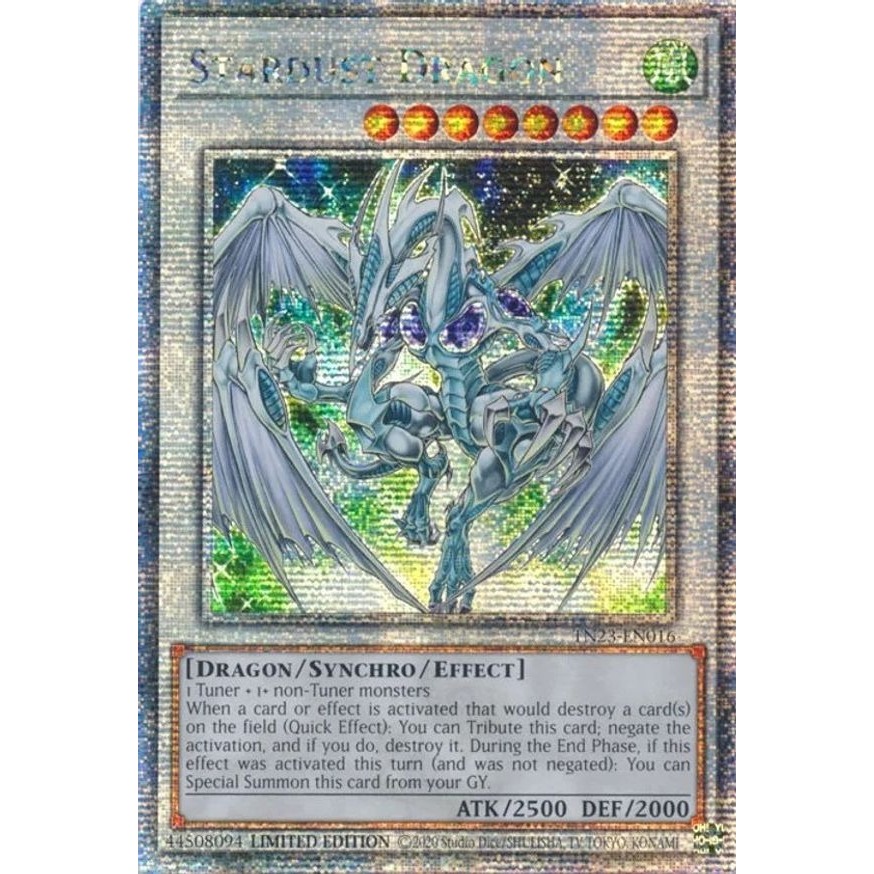 遊戲王 TN23-EN016 美英 限定 金鑽 星塵龍 搜尋:PAC1-JP006 20CP-JPT06 | 蝦皮購物