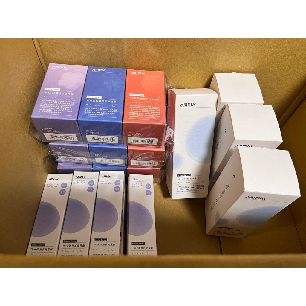 AKIMIA B02充電劑 PEGE四因極致抗老精萃 EUK134賦活抗老精萃 ECTOIN修復機能水 | 蝦皮購物