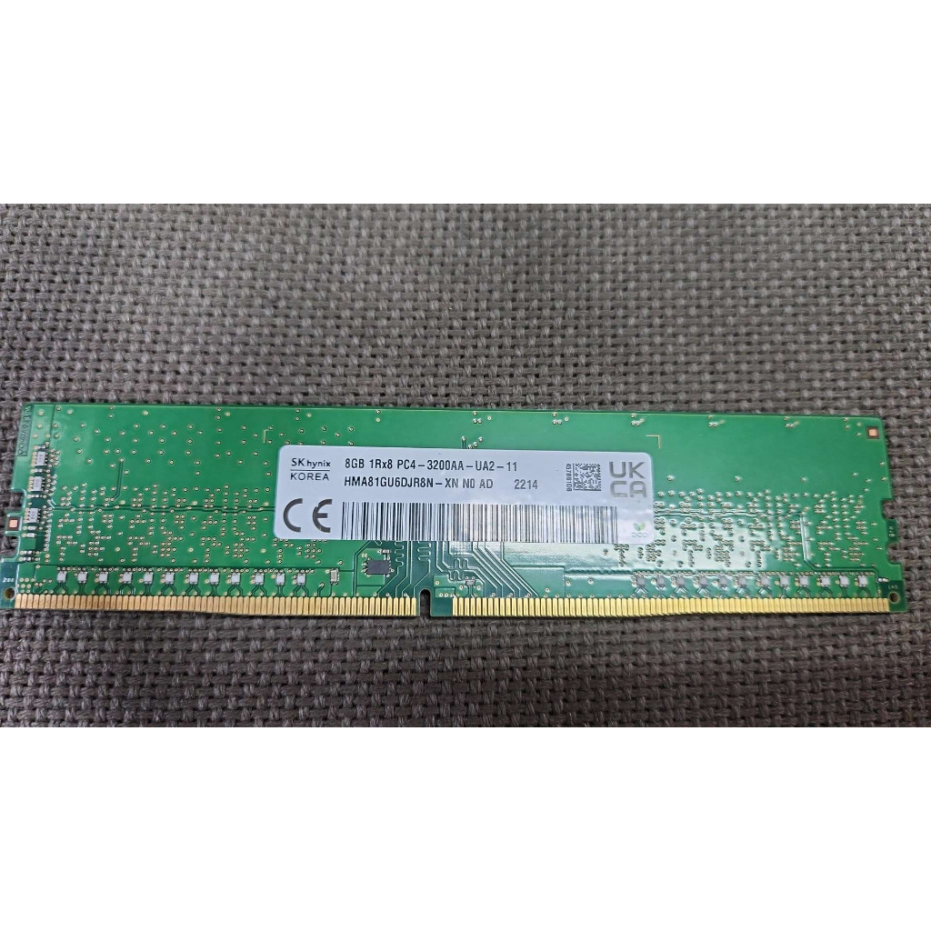 含稅 SK hynix DDR4 3200 8G 8GB 保固1個月 11R221 | 蝦皮購物