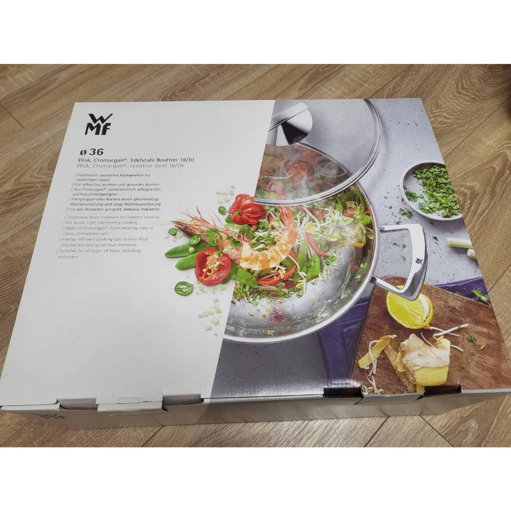 WMF 不鏽鋼炒鍋 36cm+鍋鏟 | 蝦皮購物