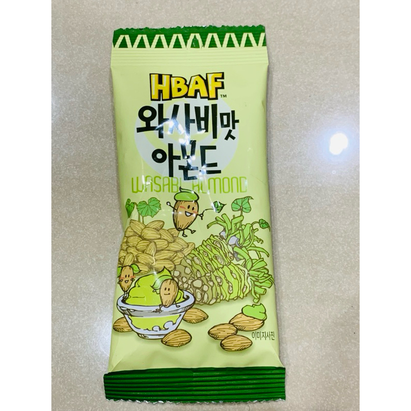 （特價）HBAF杏仁果-山葵味30g | 蝦皮購物
