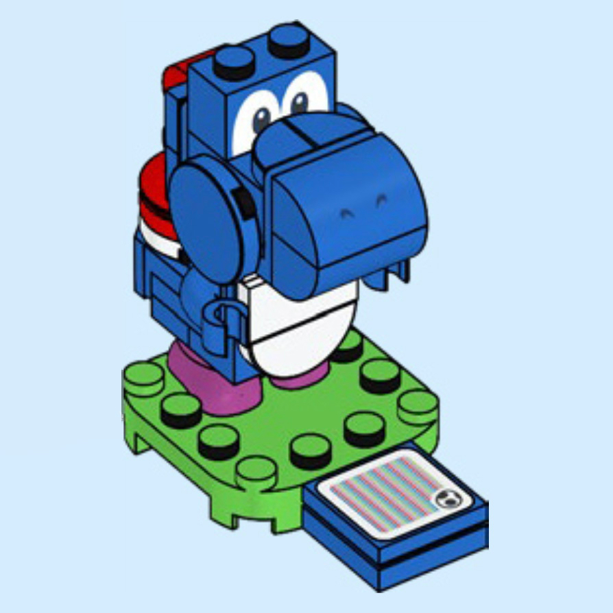 LEGO 71418 拆售 Blue Yoshi (商品如圖片) | 蝦皮購物