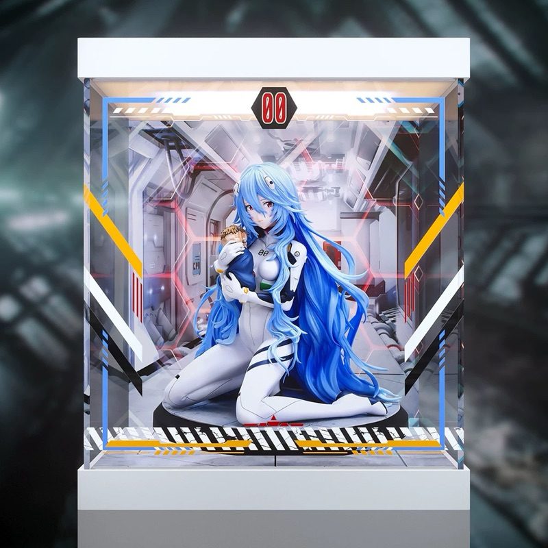 《Yao 挖寶趣》GSC 福音戰士新劇場版 綾波零 長髮Ver. 1/7 PVC公仔 專用展示盒 | 蝦皮購物