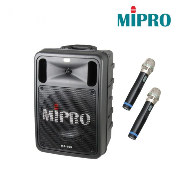 【MIPRO】 MA-505/ACT-32H*2 精華型手提式無線擴音機 含藍芽/ECHO功能+2支ACT-32H無線麥 | 蝦皮購物