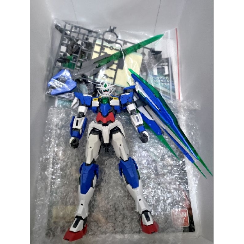 萬代 MG1/100 鋼彈模型 00Q OOQ QAN-T 能天使 素組完成品+副廠GN劍4+光圈特點 全刃式 全新未組 | 蝦皮購物