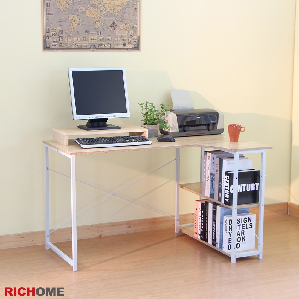 RICHOME 福利品 DE-237 彼德L型工作書桌 L型 工作桌 書桌 辦公桌 電腦桌 主管桌 職員桌 會議桌 | 蝦皮購物