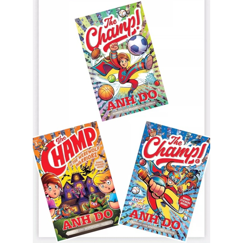 【查德書境】The champ Anh do 3冊 澳洲暢銷作家的新作。新作品上架 推薦8-12歲。 | 蝦皮購物