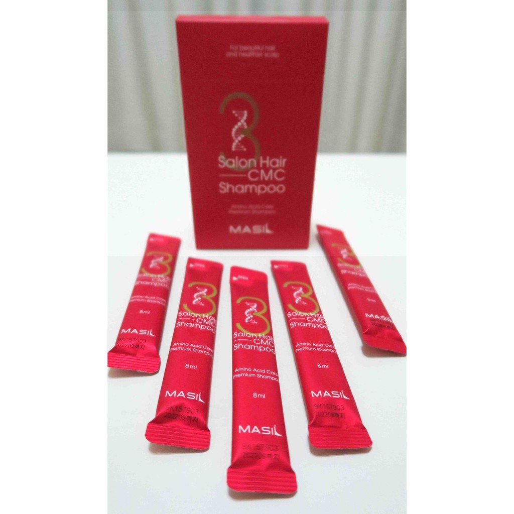 現貨 【KMU韓國美妝】 旅行包 MASIL 3次方 洗髮 三次方 沙龍 洗髮精 瑪絲蘭蜜絲 無矽靈 CMC | 蝦皮購物