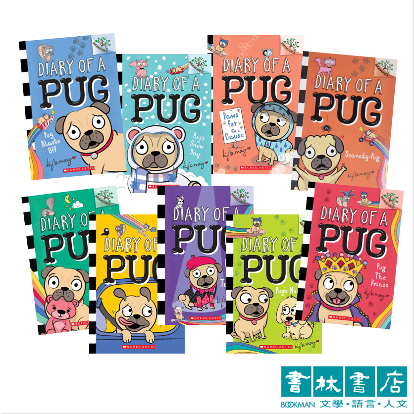 Diary of a Pug #1~#9【闖禍小巴哥狗的成長日記】Scholastic 橋梁書 Branches系列 書林書店 | 蝦皮購物
