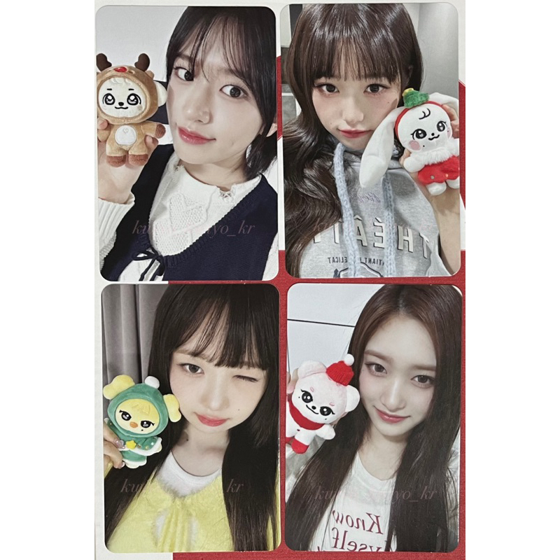IVE MINIVE CHRISTMAS EDITION MD 聖誕 娃娃 小卡 Leeseo 俞真 Rei | 蝦皮購物