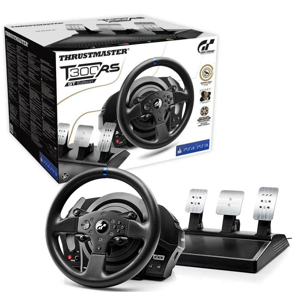 圖馬斯特 THRUSTMASTER T300RS GT力回饋方向盤 支援PS5/PS4/PC 可加購 賽車架 排檔桿 | 蝦皮購物