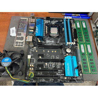《過年前大特價》華擎Z97M Pro4主機板+CPU I7 4790+DDR3 4Gx4+銅扇+蜂鳴器+擋板 | 蝦皮購物