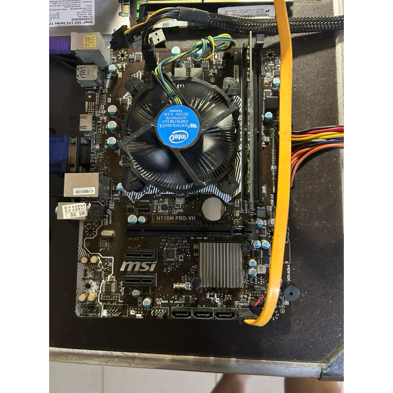 售二手微星H110主機板+cpuG-4600+風扇附檔板 | 蝦皮購物