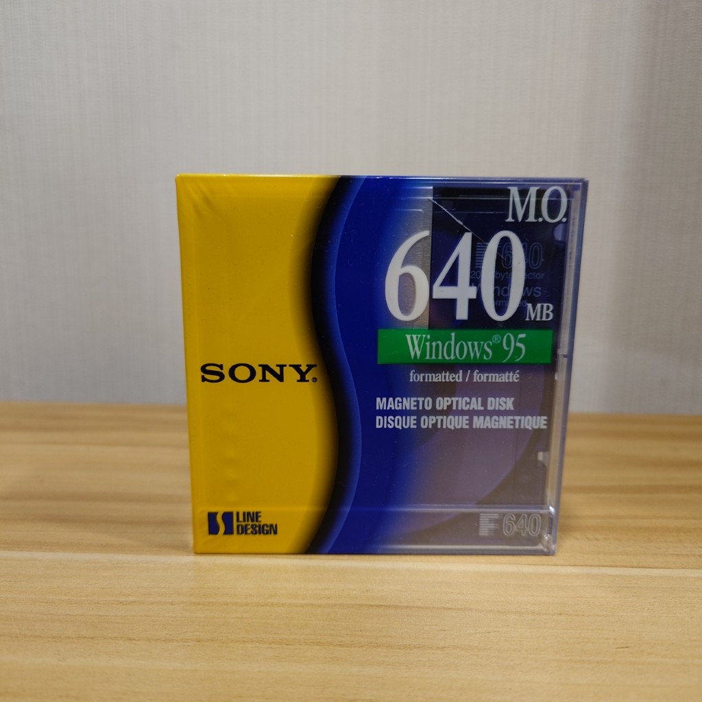 SONY 3.5" 640 / 230MB EDM-640CDF MO片 全新未拆 | 蝦皮購物