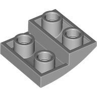 6185676 LEGO 樂高 32803 淺灰 反向弧面磚 Slope Curved 2x2 Inverted | 蝦皮購物