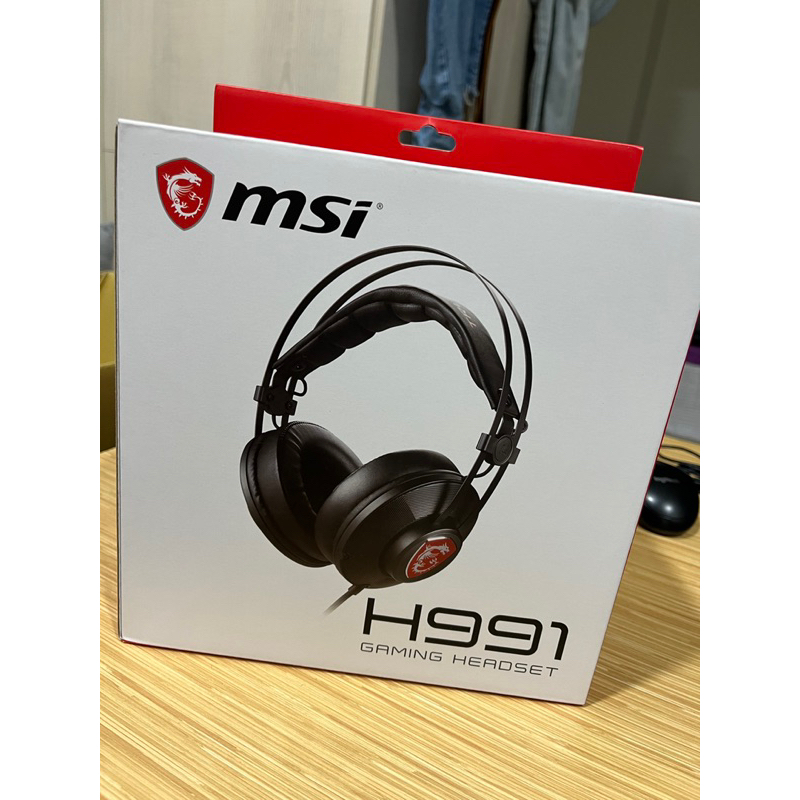 全新未開封「微星MSI-H991」電競專業耳機 | 蝦皮購物
