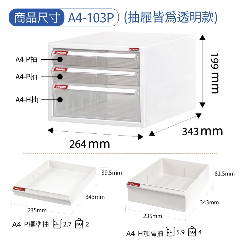 樹德鋼板資料櫃 A4-103P/A4-103H/A4-104K/A4-105P/A4-106P 收納櫃 文件櫃 文件收納 | 蝦皮購物