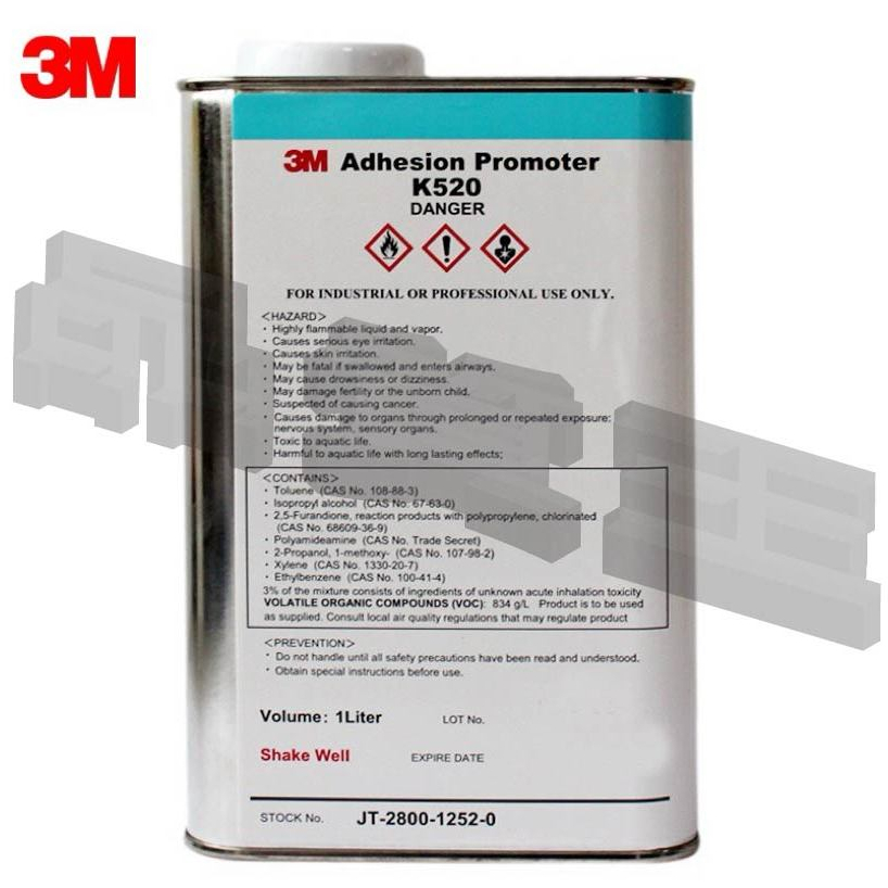 3M k520 橋接劑 助黏劑 含稅 製造日12/10貨最新的賣家 汽車工業等級 架橋助黏劑 輔助 雙面膠帶 泡棉膠帶 | 蝦皮購物