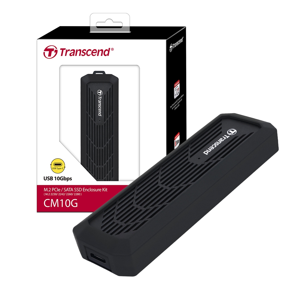 Transcend 創見 CM10G M.2 PCIe/SATA SSD 固態硬碟外接盒 免工具安裝 公司貨 兩年保固 | 蝦皮購物