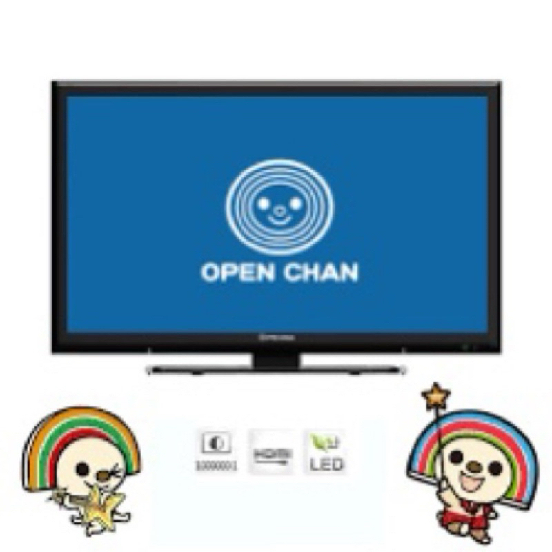 OPEN CHAN 鴻海 infocus 24吋螢幕顯示器 open小將 液晶電視 電視 7T-24ID812 | 蝦皮購物