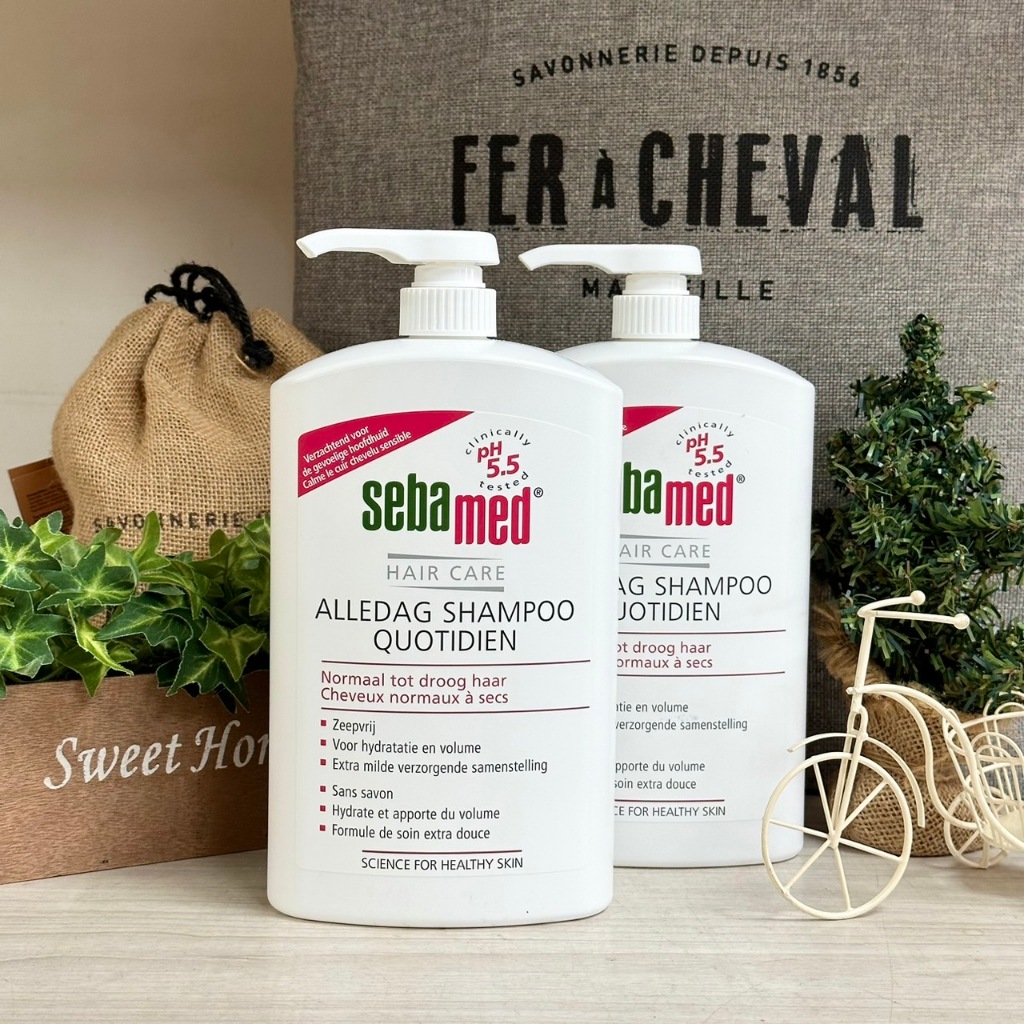 現貨💯附發票【SEBAMED 施巴】PH5.5溫和洗髮精 附壓頭 保濕洗髮精 1000mL | 蝦皮購物