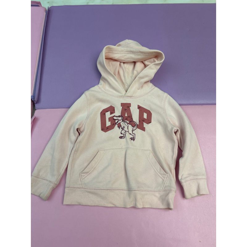 二手—GAP粉紅恐龍帽T(4y) | 蝦皮購物