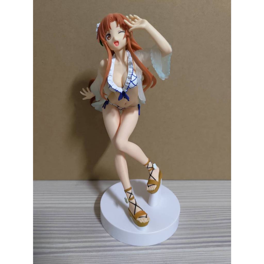 正版 拆擺 EXQ 刀劍神域 亞絲娜 記憶重組 SAO MD 泳裝 景品 公仔 無盒 | 蝦皮購物