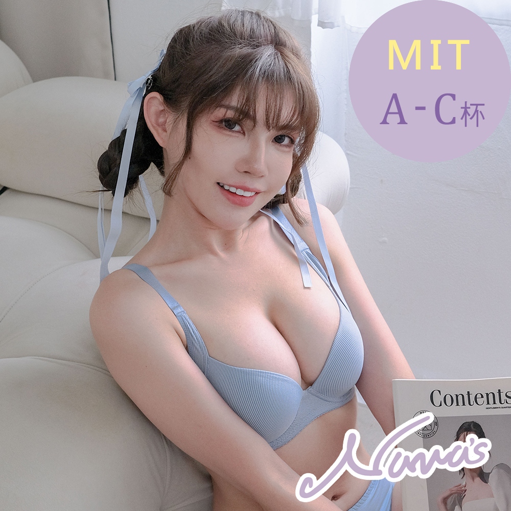 【露娜斯Nunas】樂活素線。吸濕排汗高脅邊防副乳 A-C杯 機能內衣 U315 台灣製 新灰藍 | 蝦皮購物
