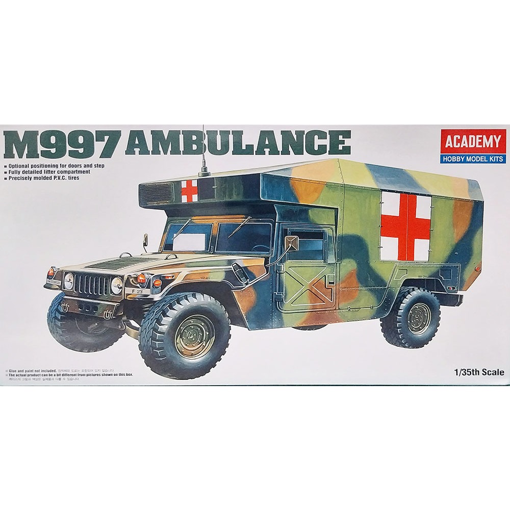【新田模型】ACADEMY 愛德美 13243 1/35 美國陸軍 M-997 救謢型'悍馬'車 AMBULSNCE | 蝦皮購物