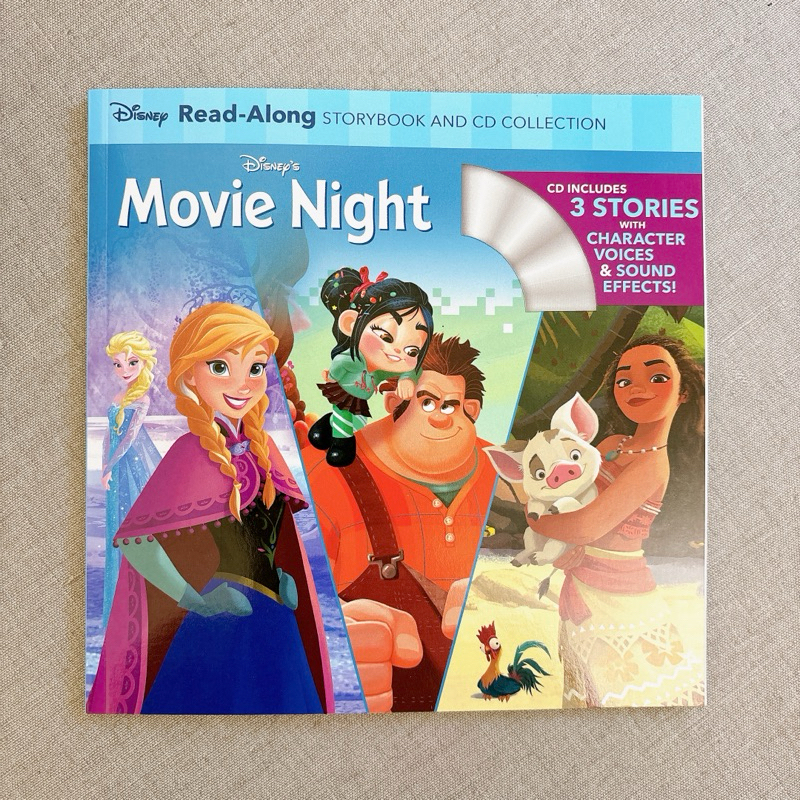 近全新 Disney’s Movie Night: Wreck-it-Ralph / Frozen / Moana | 蝦皮購物