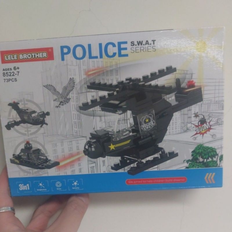 LELE Brother Police SWAT 組裝積木 | 蝦皮購物